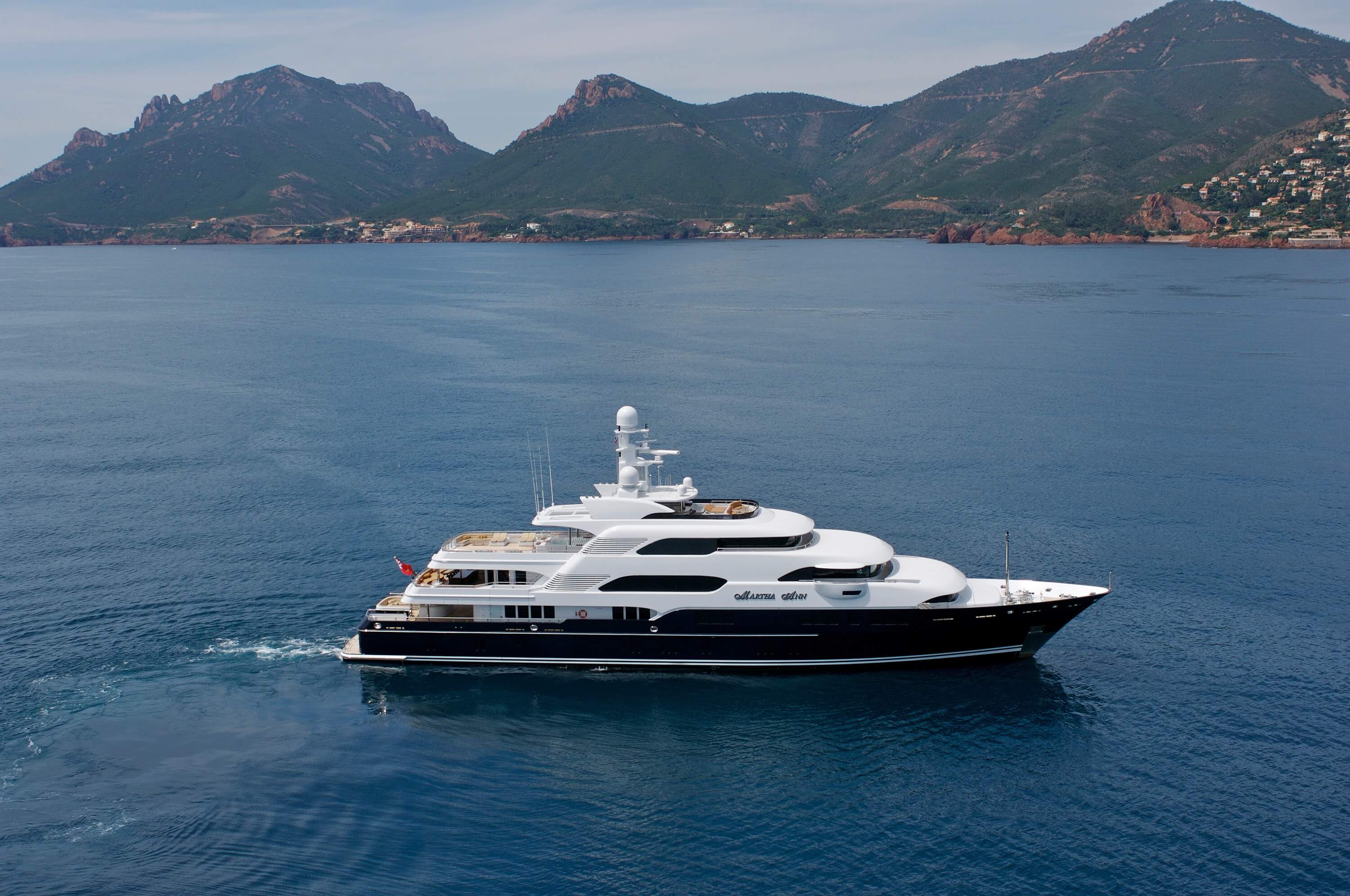 Exclusive bespoke luxury superyacht Horizons III (built as Martha Ann)